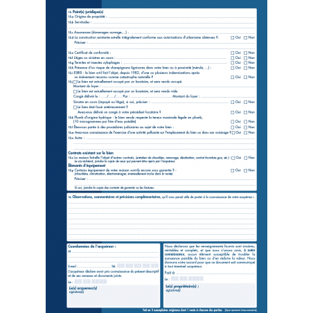 Fiche descriptive contractuelle MAISON
